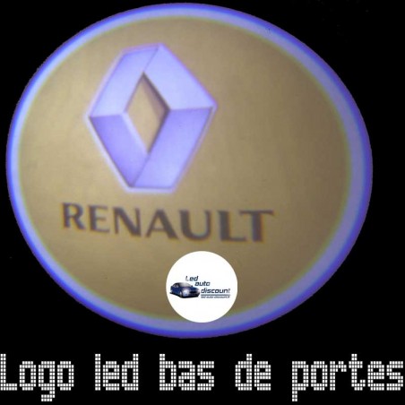 Modules éclairage bas de portes LOGO LED pour Renault